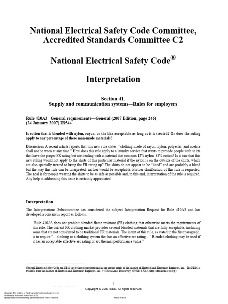 Ieee Nesc Ir544 | PDF | Institute Of Electrical And Electronics ...