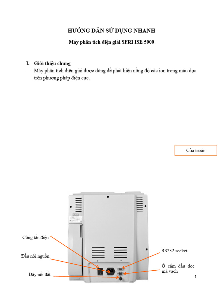 HƯỚNG DẪN SỬ DỤNG NHANH ISE 5000 | PDF