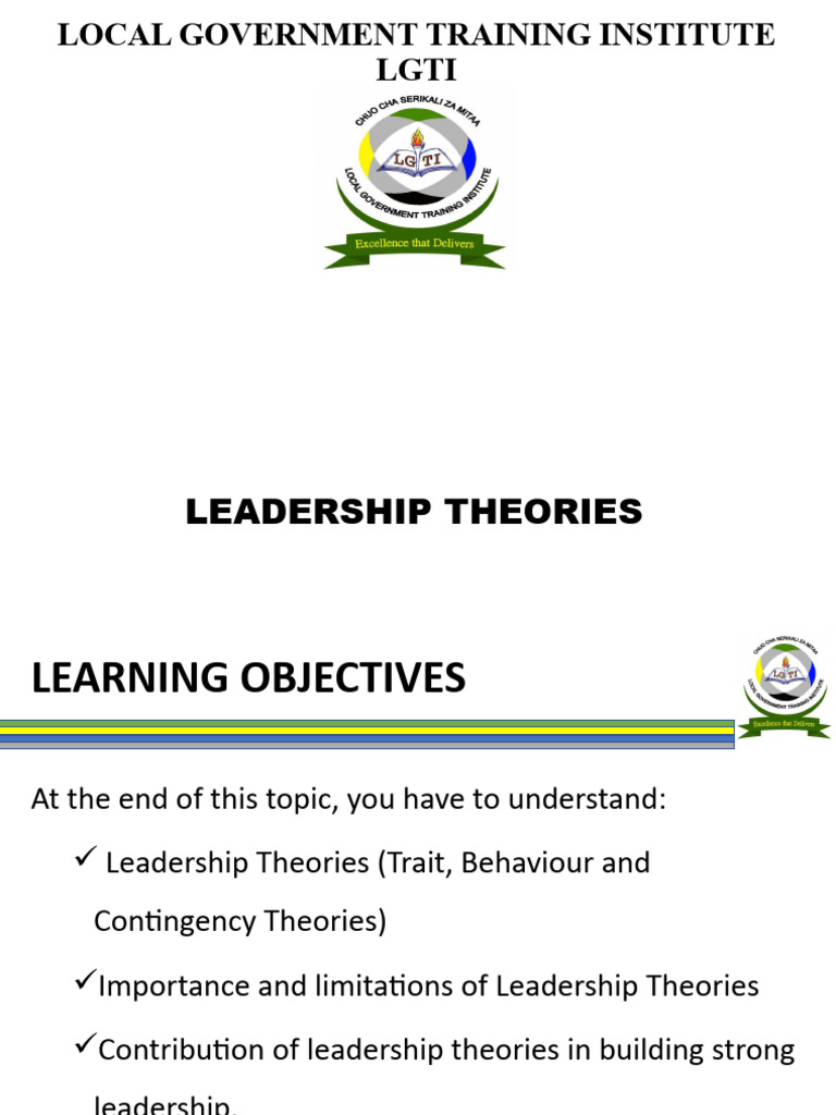 Topic 2-Leadership Theories | PDF | Leadership | Behavior