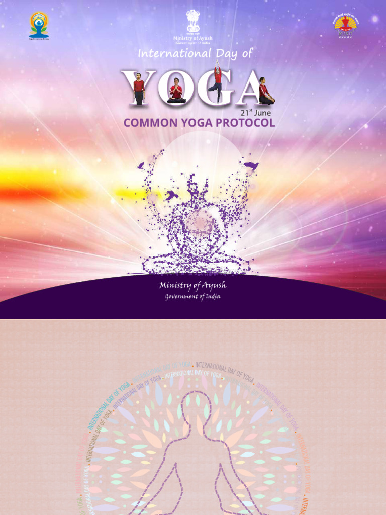 Common Yoga Protocol Book-English | PDF | Meditation | Shoulder
