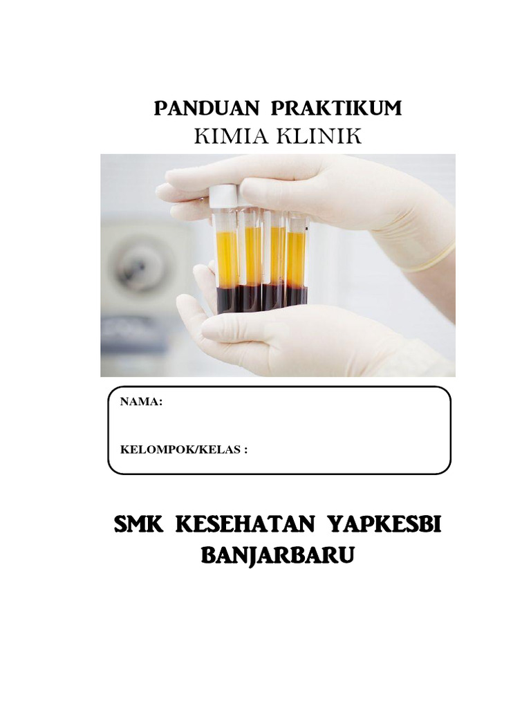 Panduan Praktikum Kimia Klinik Pdf