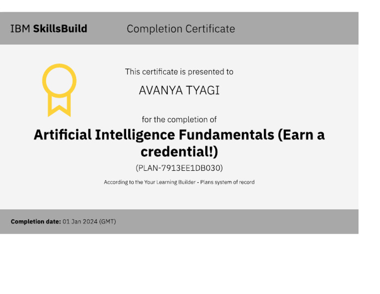 Artificial Intelligence Fundamentals IBM | PDF