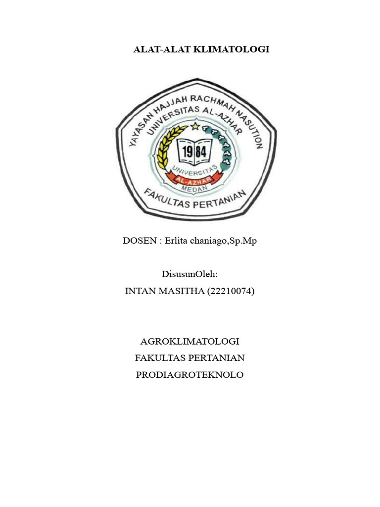 Alat BMKG Muhammad Rivaldi 22210095 | PDF | Griya & Taman | Teknologi & Rekayasa