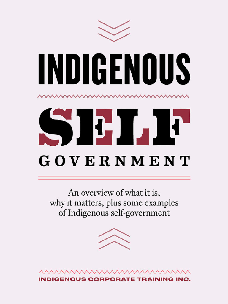 Indigenous Self Government | PDF | Canada | Government