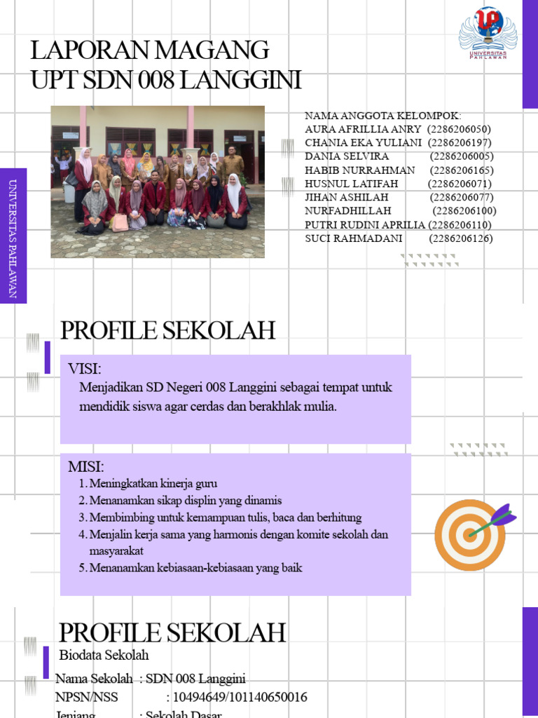Seminar Magang SDN 008 Langgini | PDF