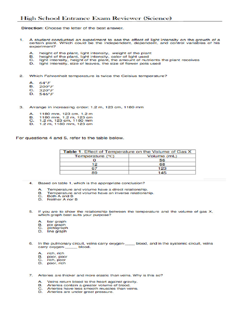 Grade 7 - Ste Reviewer | PDF