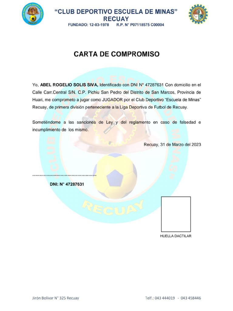 Carta Comp. 2 | PDF