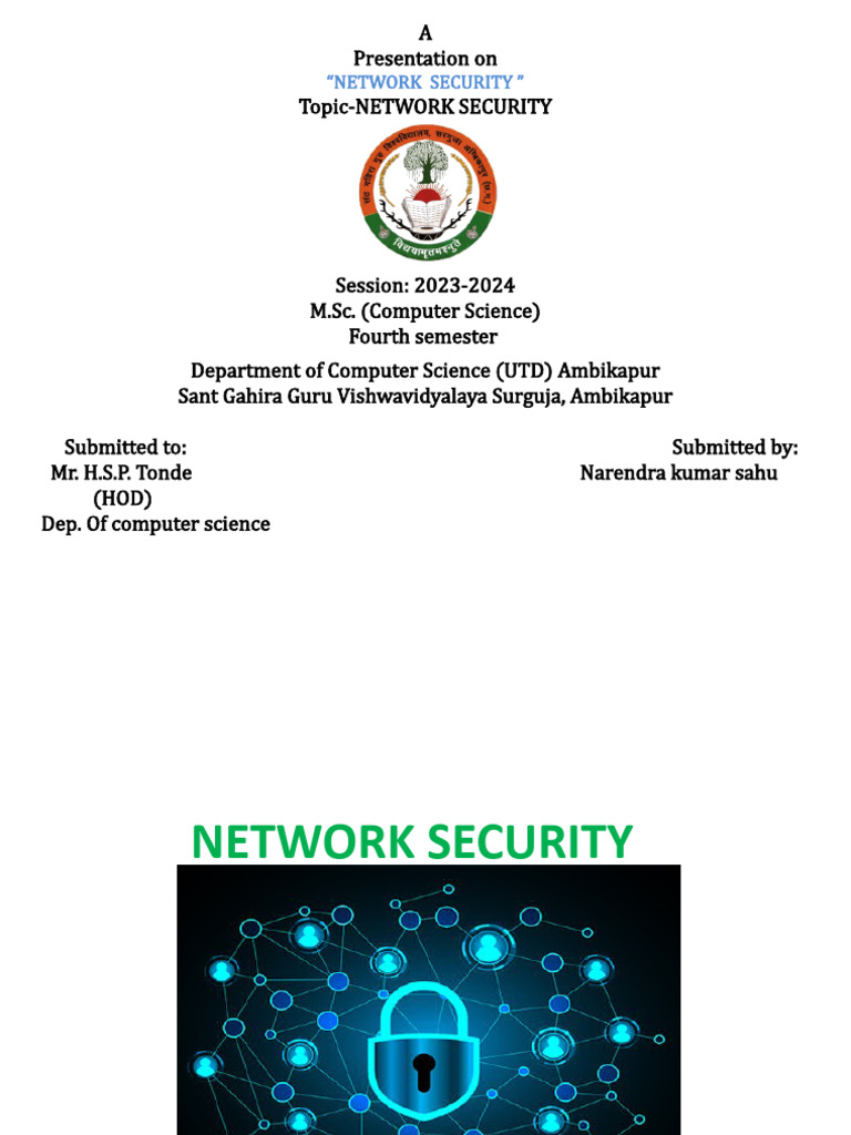 Understanding Network Security Essentials | PDF | Computer Security | Security