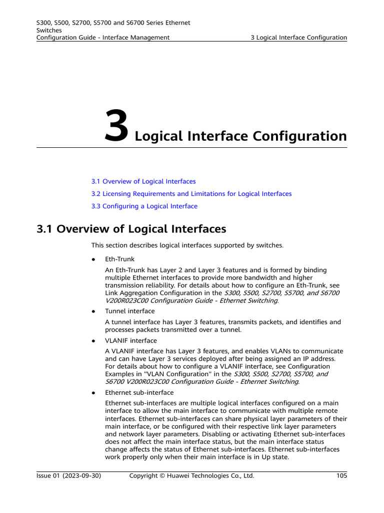 01-03 Logical Interface Configuration | PDF | Internet Protocols | Computer Network