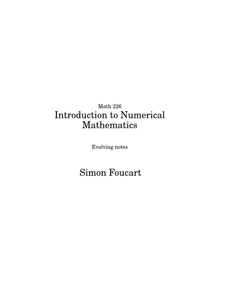 Numerical | PDF | Eigenvalues And Eigenvectors | Matrix (Mathematics)