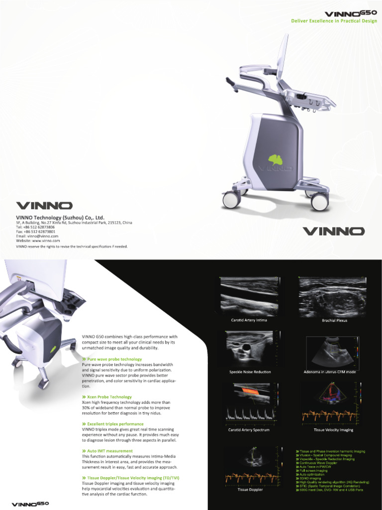vinno-g50-ultrasound-machine | PDF