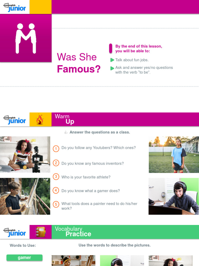 Lesson - 666 - Int Was She Famous | PDF