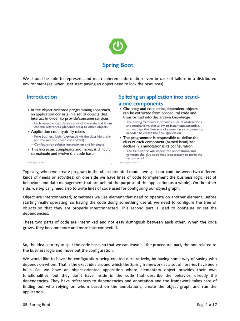Wa05 SpringBoot | PDF | Class (Computer Programming) | Spring Framework Wa05 SpringBoot | PDF | Class (Computer Programming) | Spring Framework