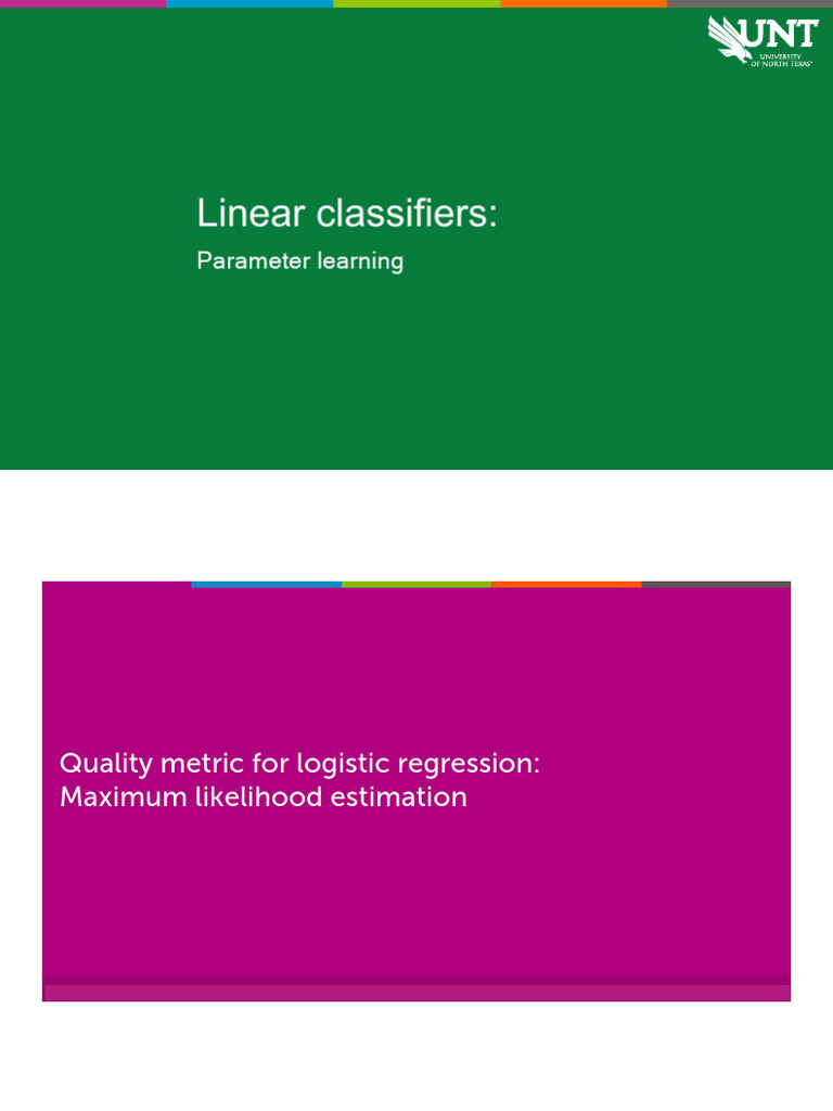 Lecture 6 Linear Classifier 2 Pdf Machine Learning Statistical Classification