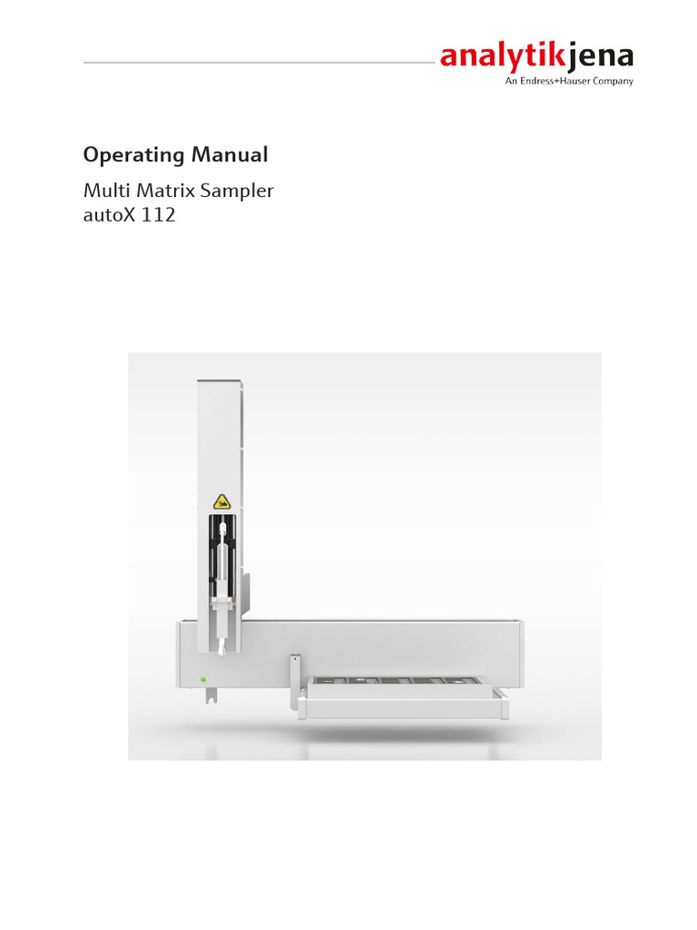Manual_Multi_Matrix_Sampler_en | PDF | Total Organic Carbon | Power Supply