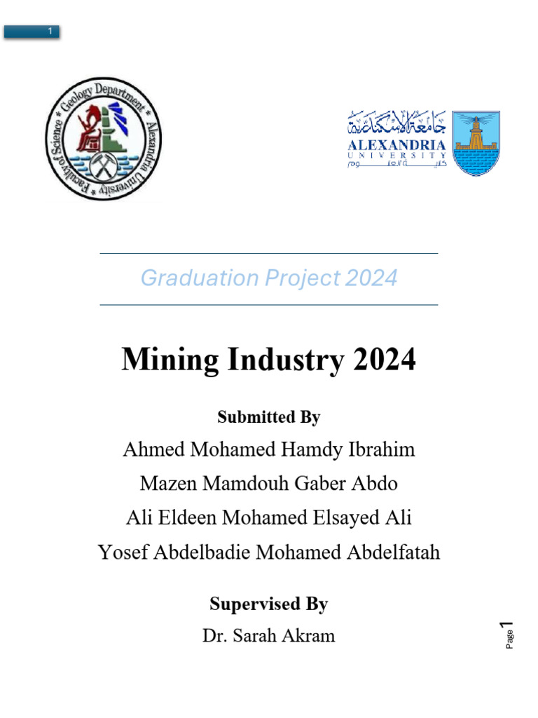 Final Graduation Mining Project | PDF | Earth Sciences