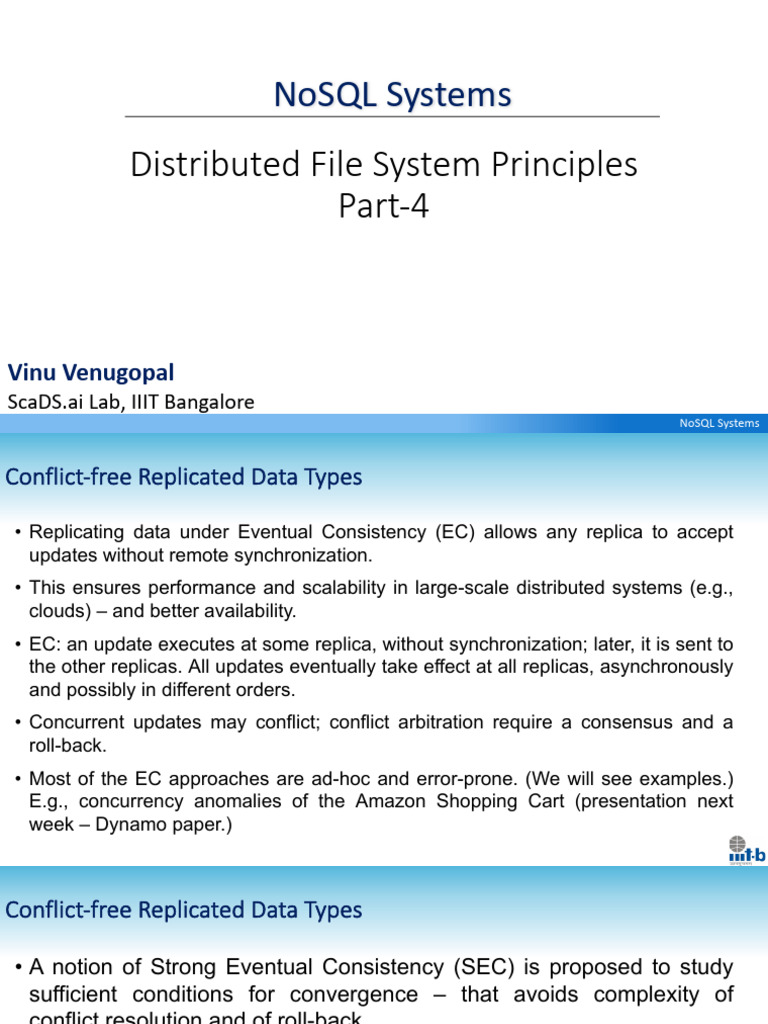 DFSPrinciples Part4 | PDF | Data | Distributed Computing