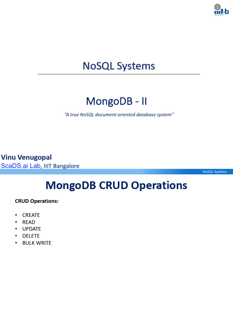 NoSQL_14_MONGO_2 | Download Free PDF | Map Reduce | Information ...