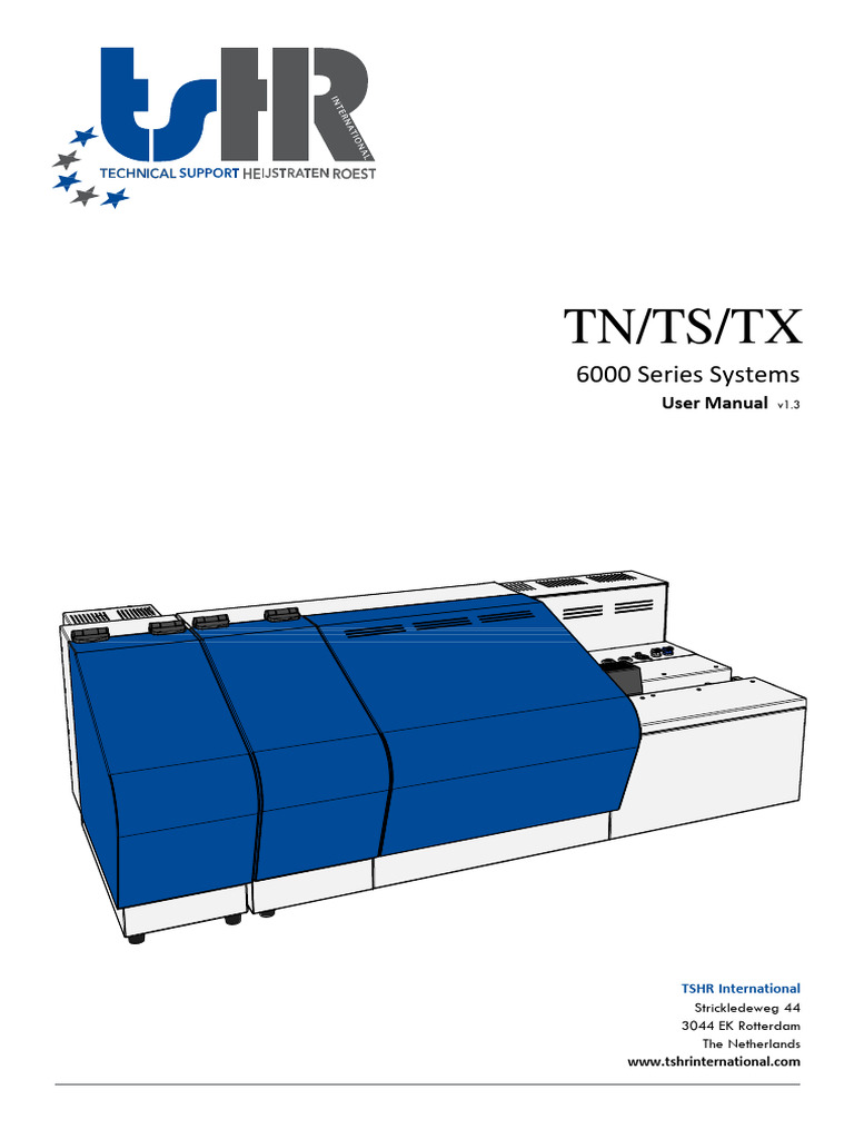 TSHR 6000 User Manual V1.3 | PDF | Electricity