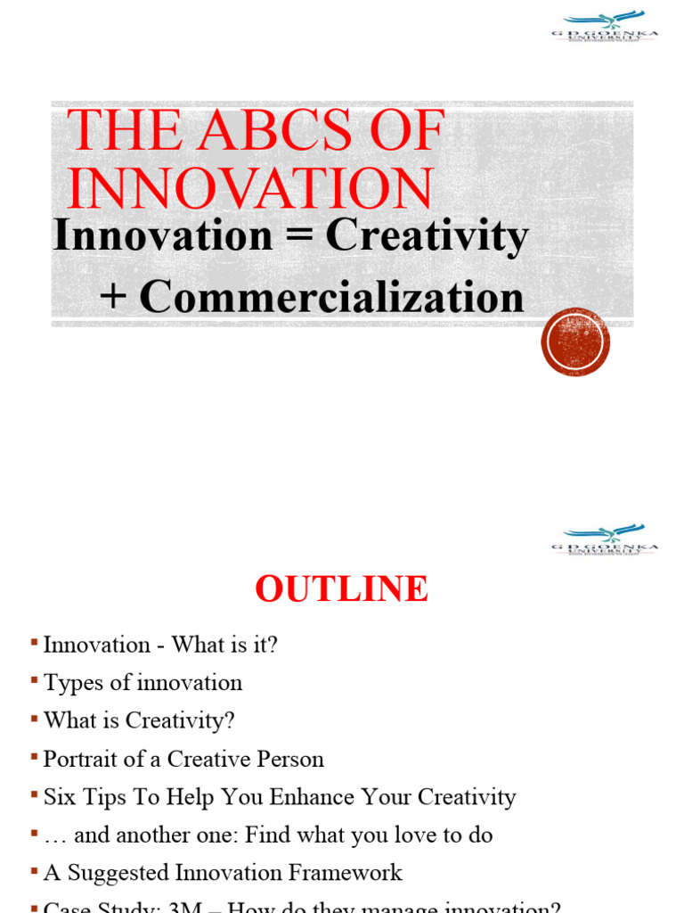 Innovation & Creativity Guide | PDF | Creativity | Innovation