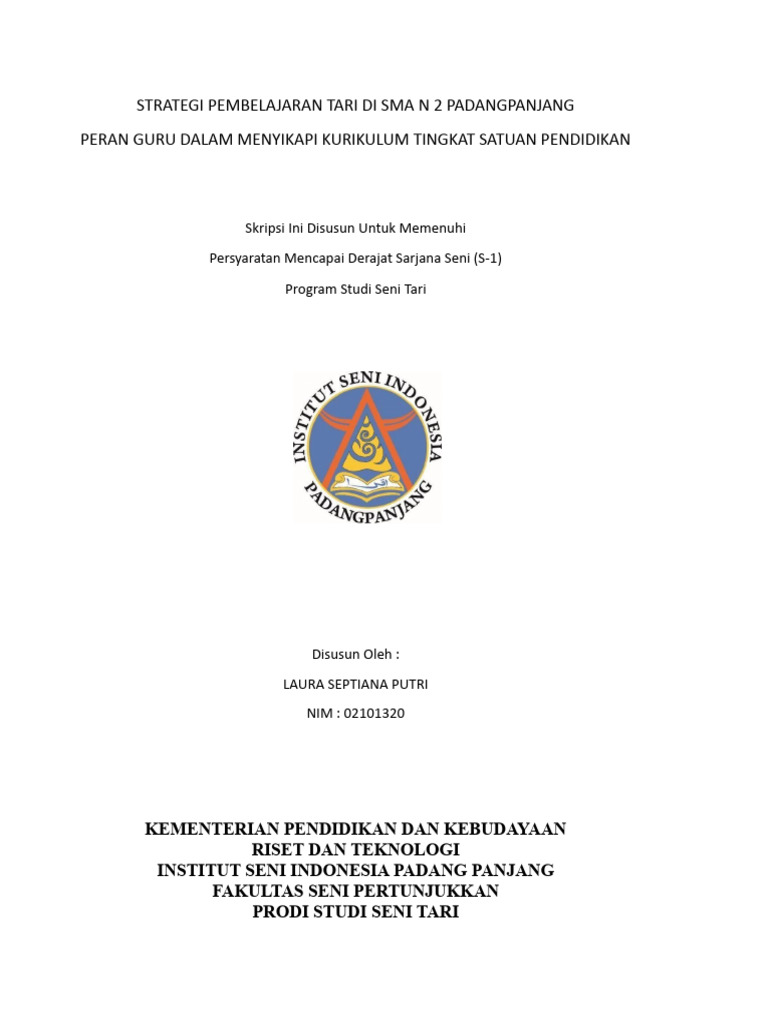 Tugas Penulisan Skripsi Adek Fix | PDF