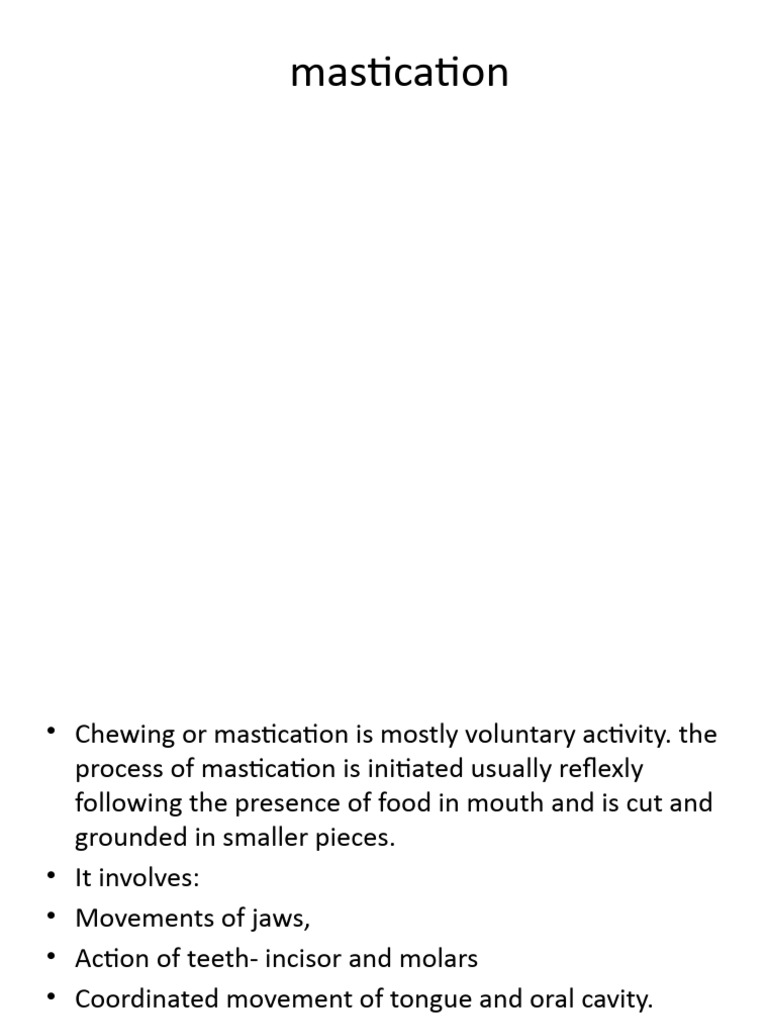 Mastication &swallowing | PDF | Anatomy | Human Anatomy