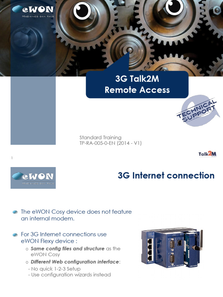 Configuring Talk2M with eWON Flexy | PDF | Modem | Internet Access