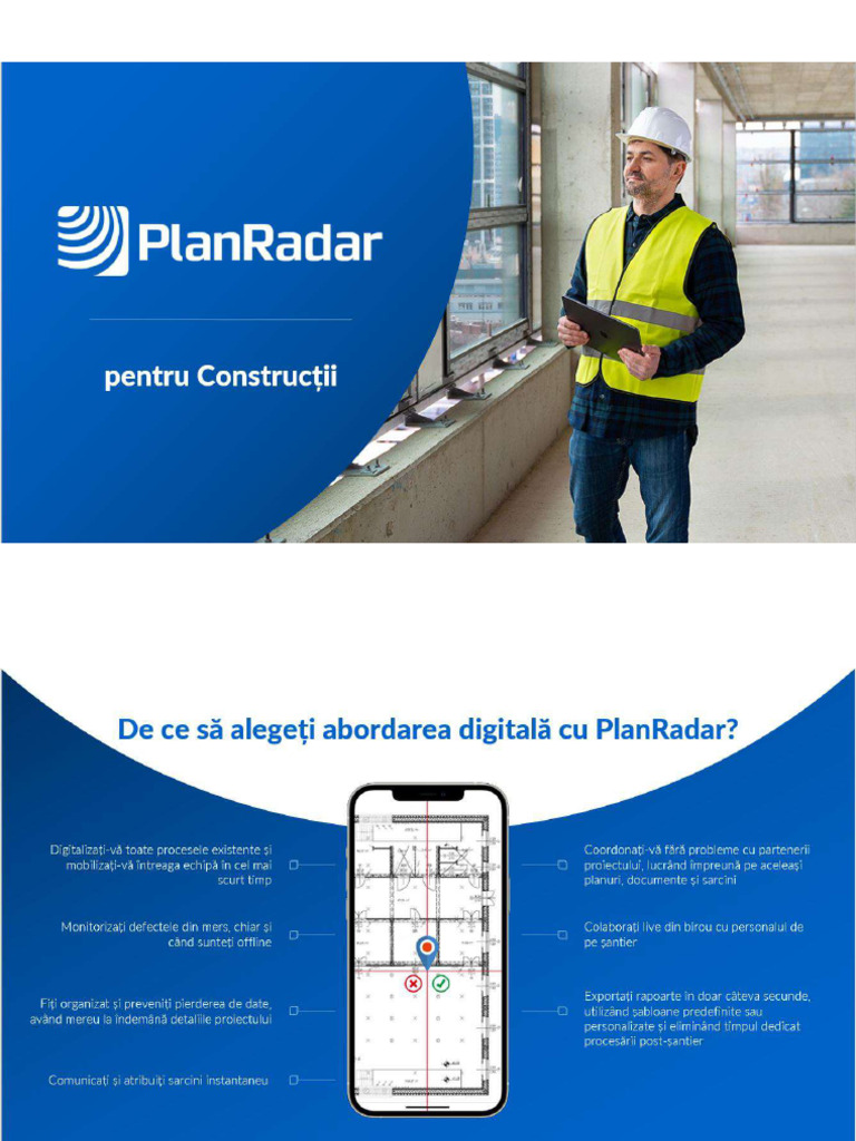 PlanRadar Pentru Companiile de Constructii | PDF