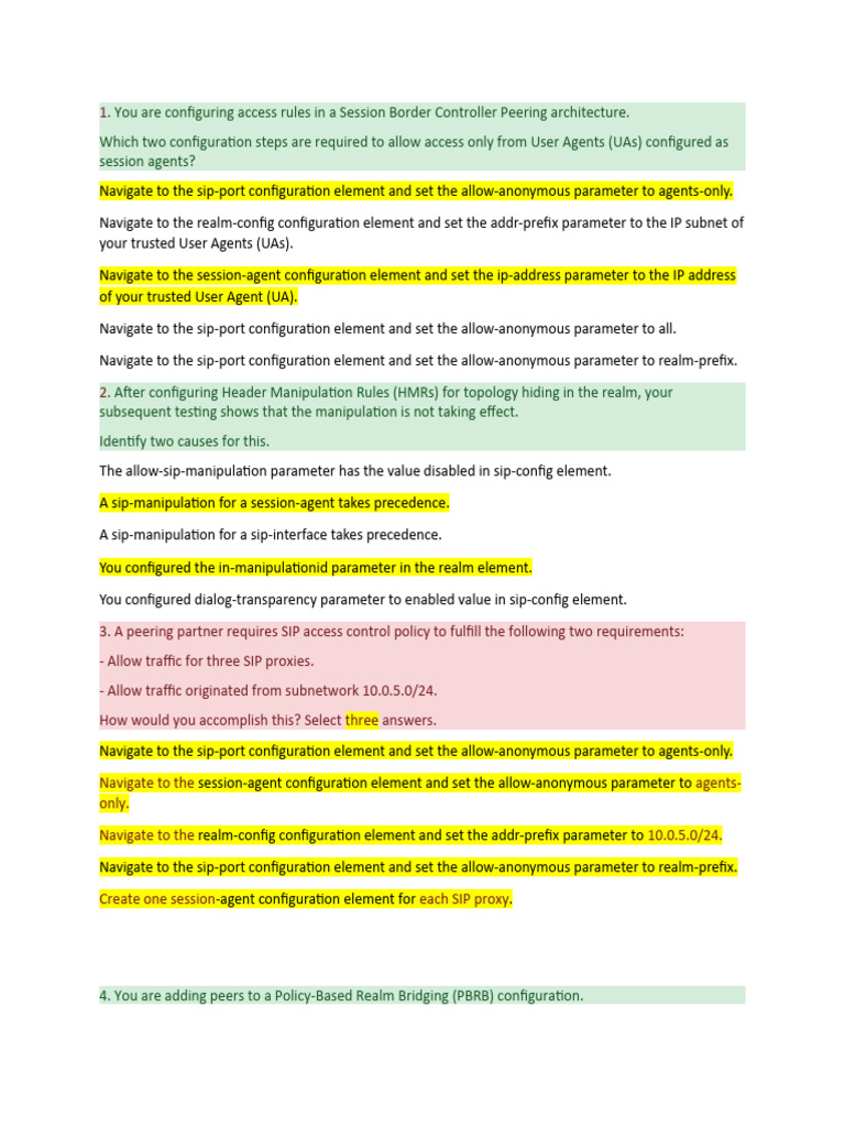 Oracle Communications Session Border Controller Basic 2023 | PDF | Session Initiation Protocol ...
