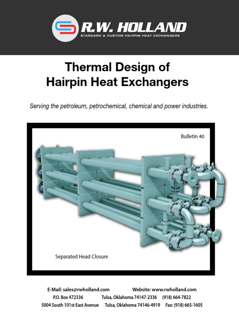 Bulletin 40 | PDF | Heat Transfer | Heat Exchanger