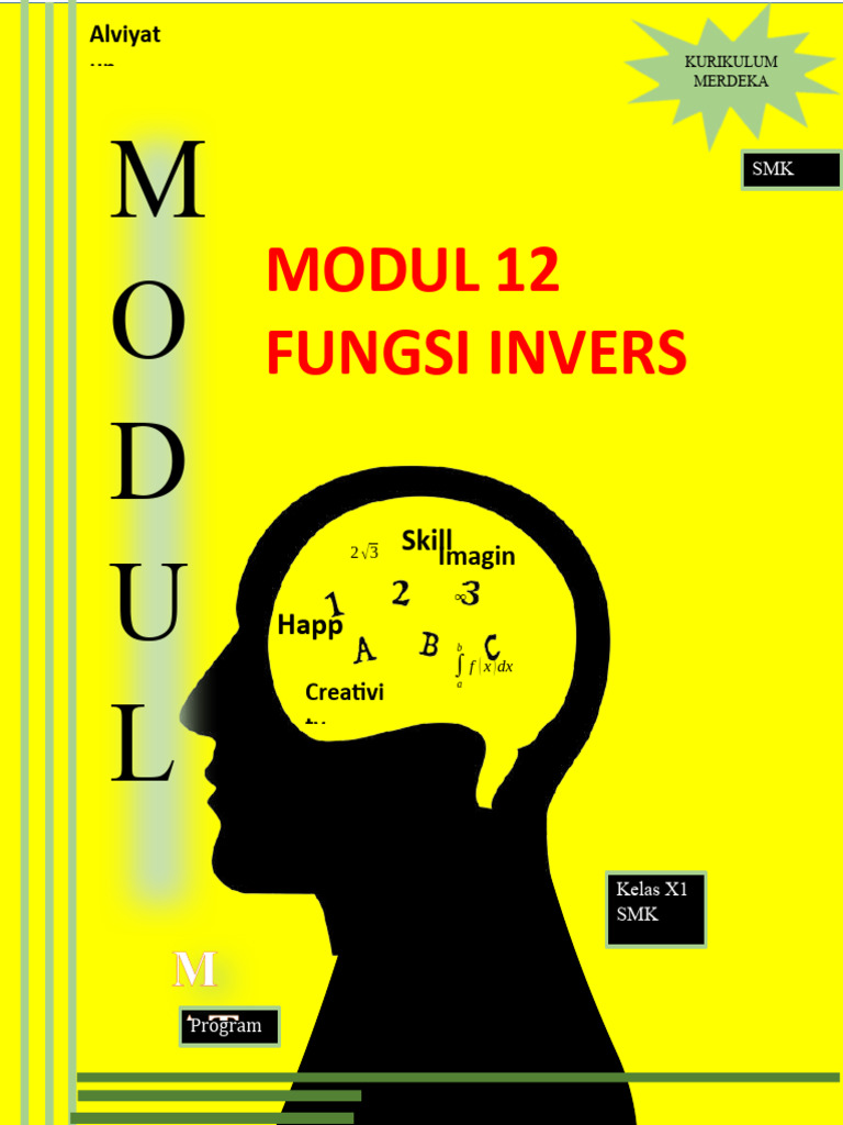 MODUL 12. FUNGSI INVERS | PDF