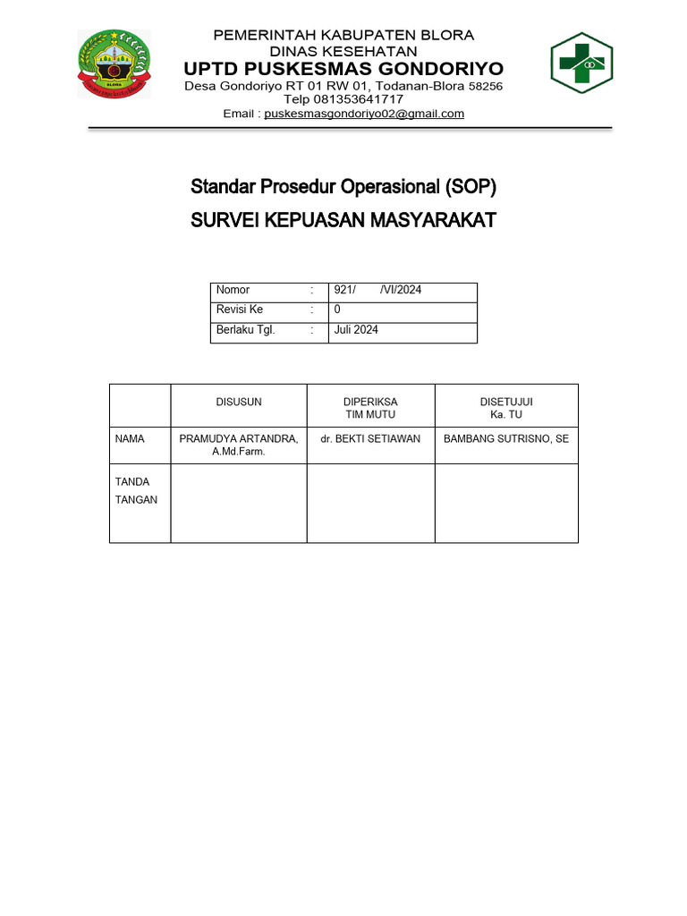 Rancangan Spo SKM | PDF