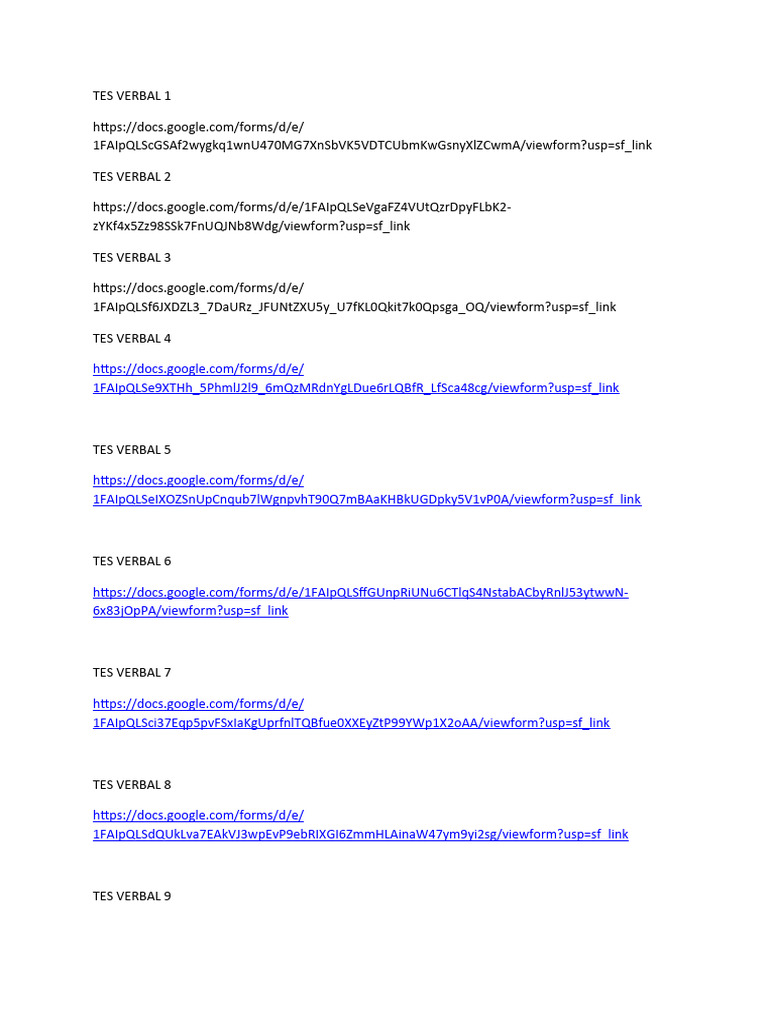 Tes Verbal | PDF | Computers