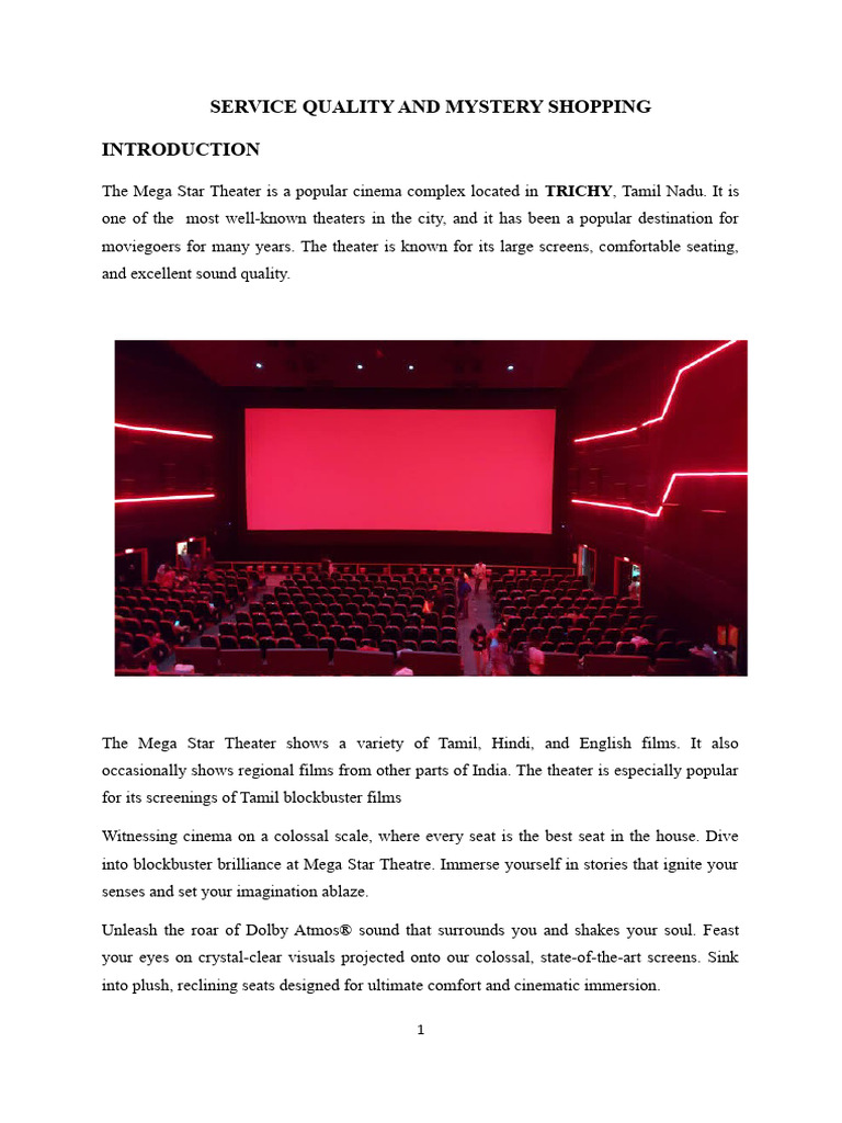 operations mip 2 | PDF | Movie Theater