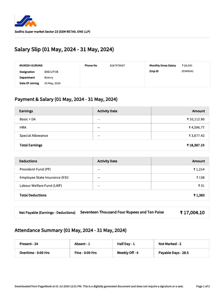 Employee Regular | PDF