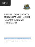 Manual Pengguna Permohonan Lesen Peniagaan Dan Iklan | PDF