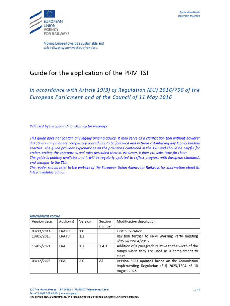 PRM TSI Guide | PDF | Serif | Stairs