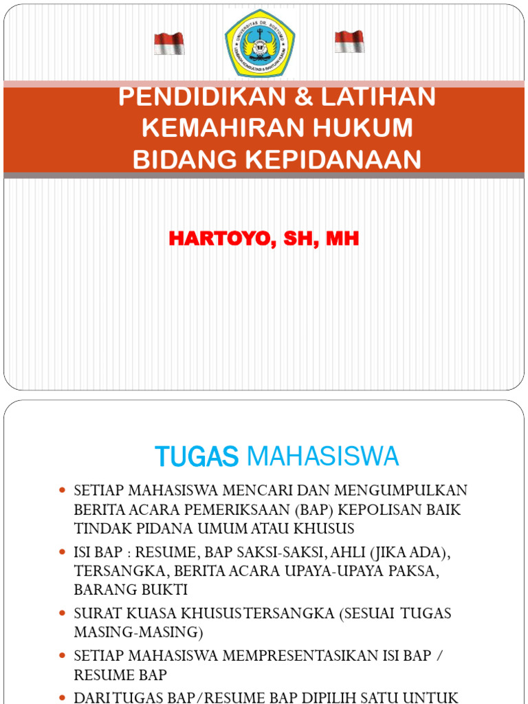 BAP Dan Latihan Membuat Surat Kuasa Dan Presentasi | PDF