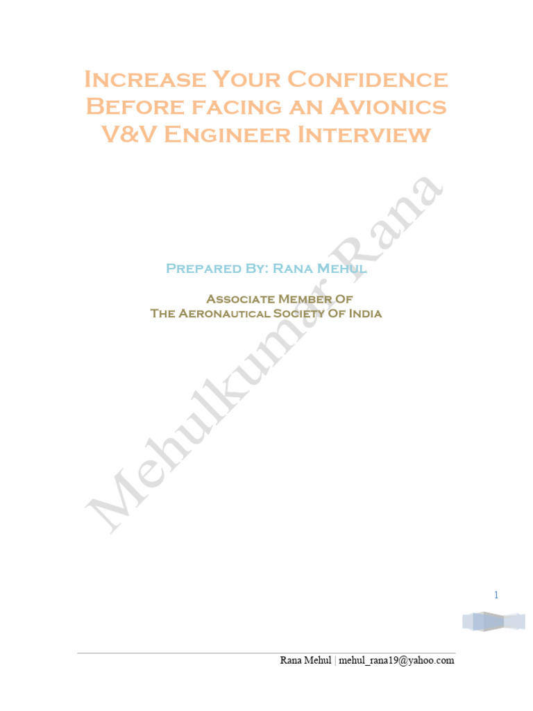 Question Bank For Avionics - V&V - Engineer Position | PDF | Pointer ...