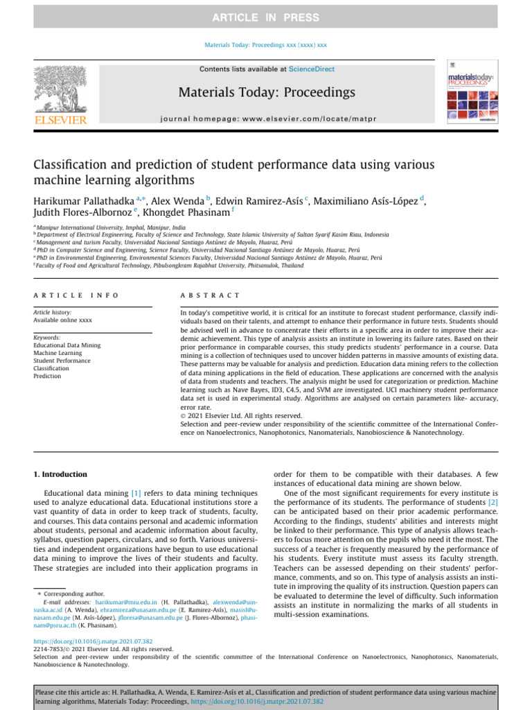 Predicting Student Success with AI | PDF | Machine Learning | Data Mining