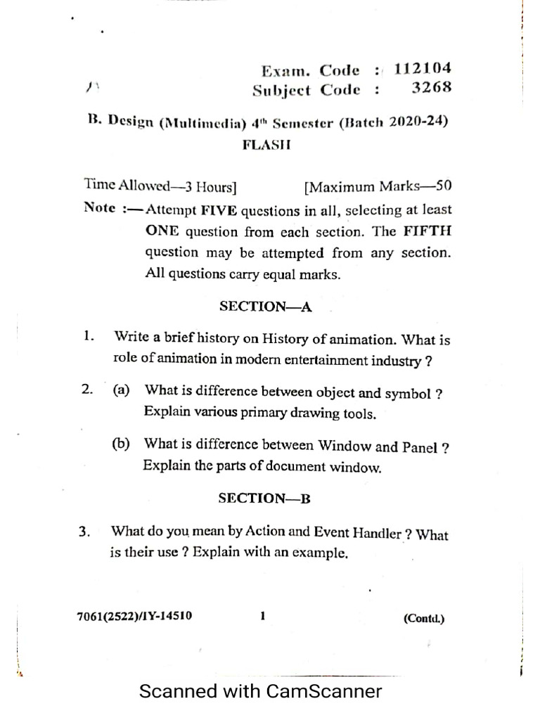 Flash BDM 4th Sem 2022 | PDF