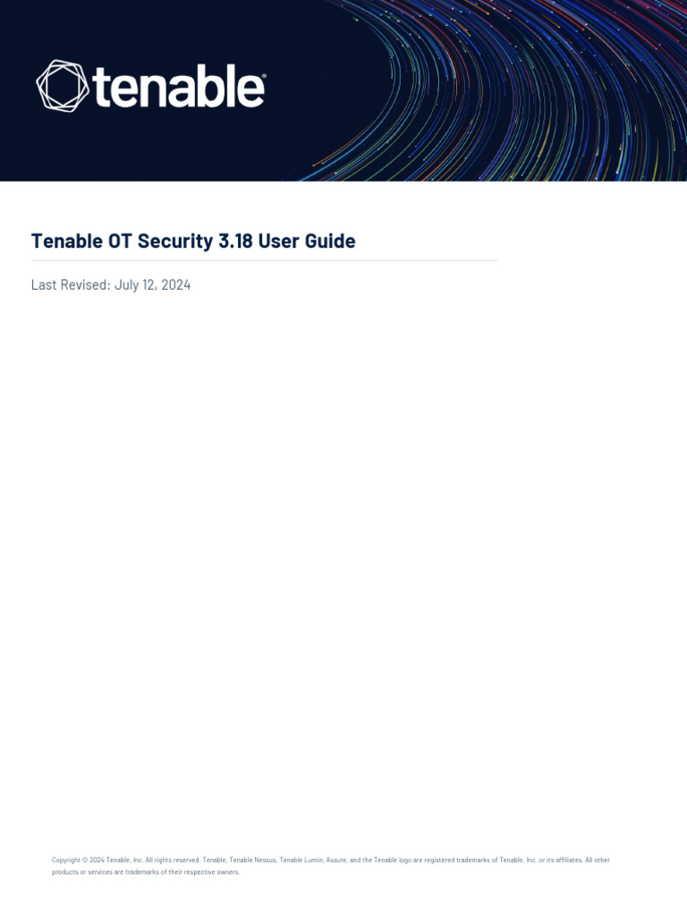 Tenable OT Security-User Guide | PDF | Computer Security | Security