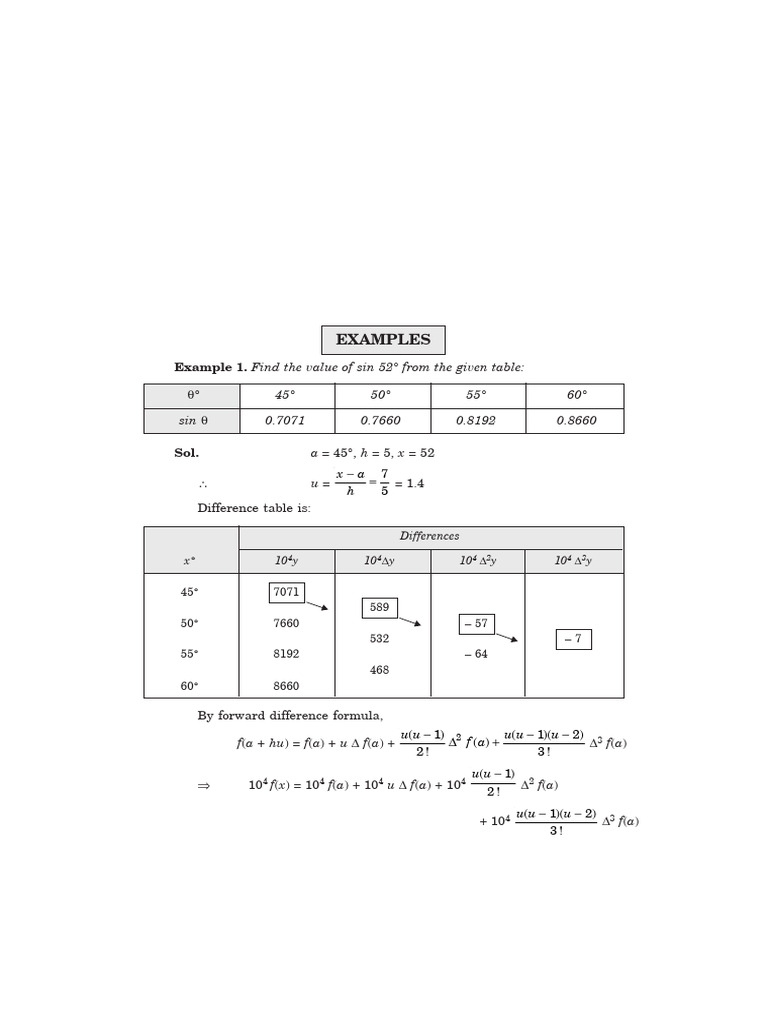 1.Newtons-forward-difference | Download Free PDF | Finite Difference ...