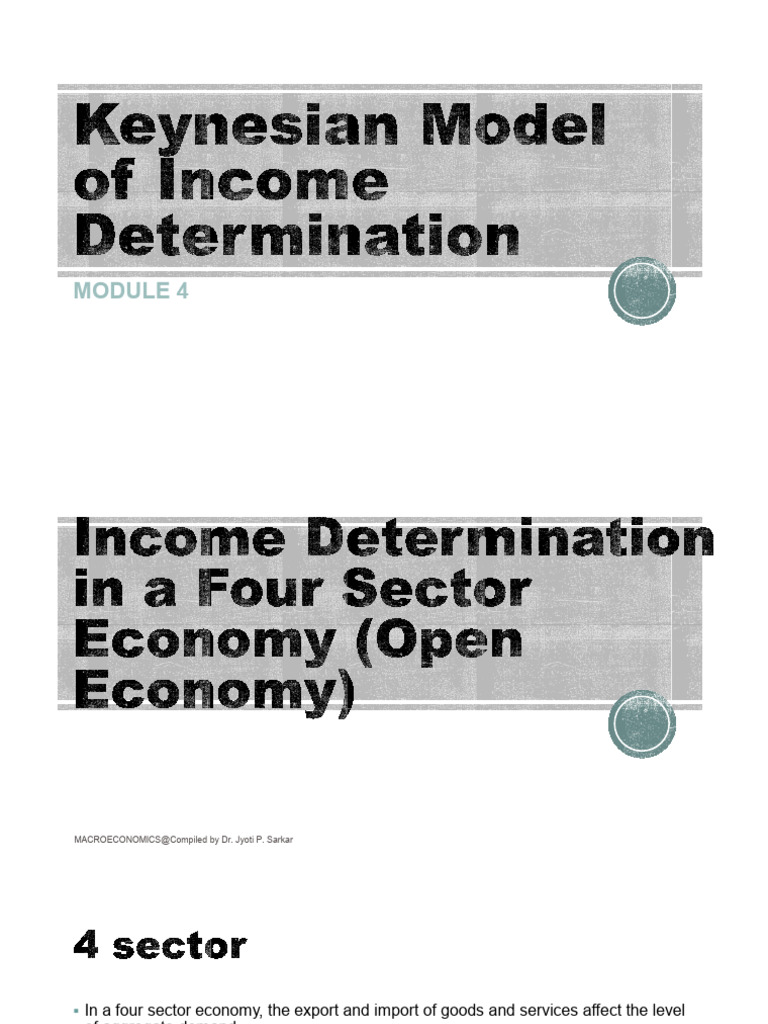 Keynesian Income Determination Model | PDF | Deficit Spending ...