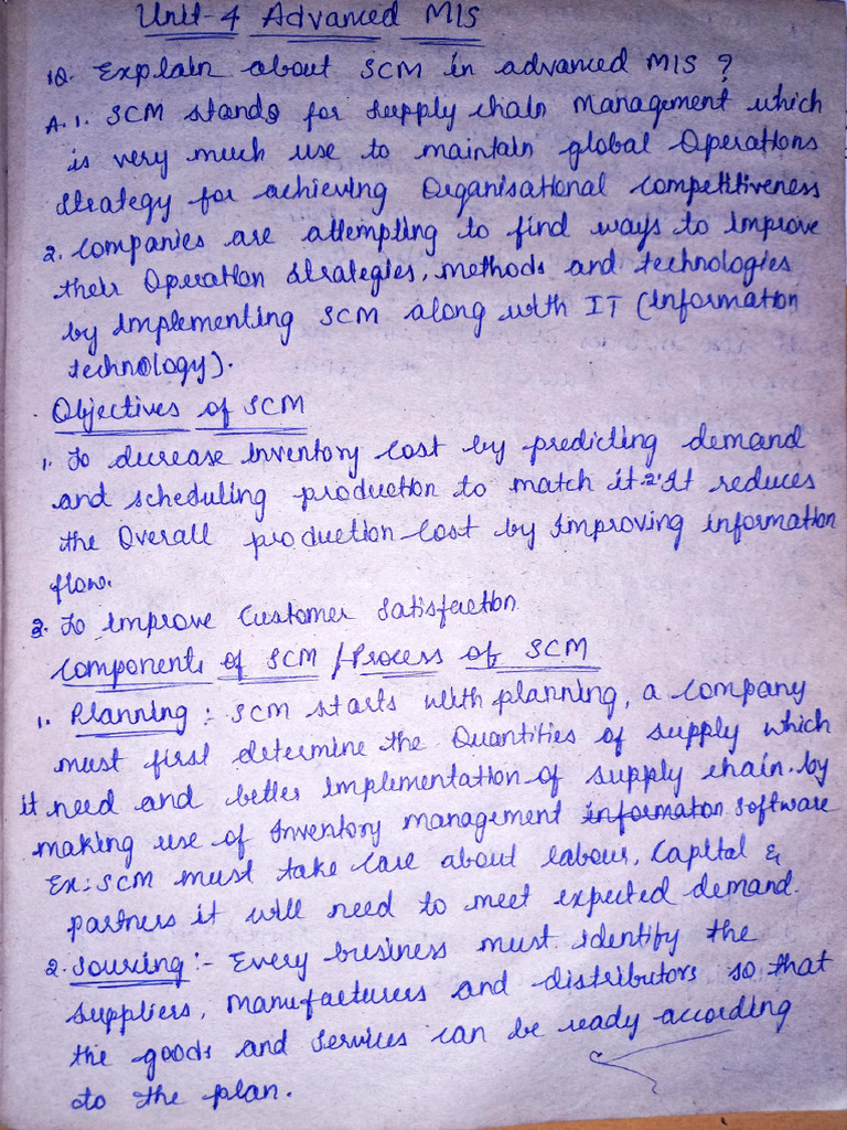 MIS 4 Unit (1) Bcom 5th Sem | PDF