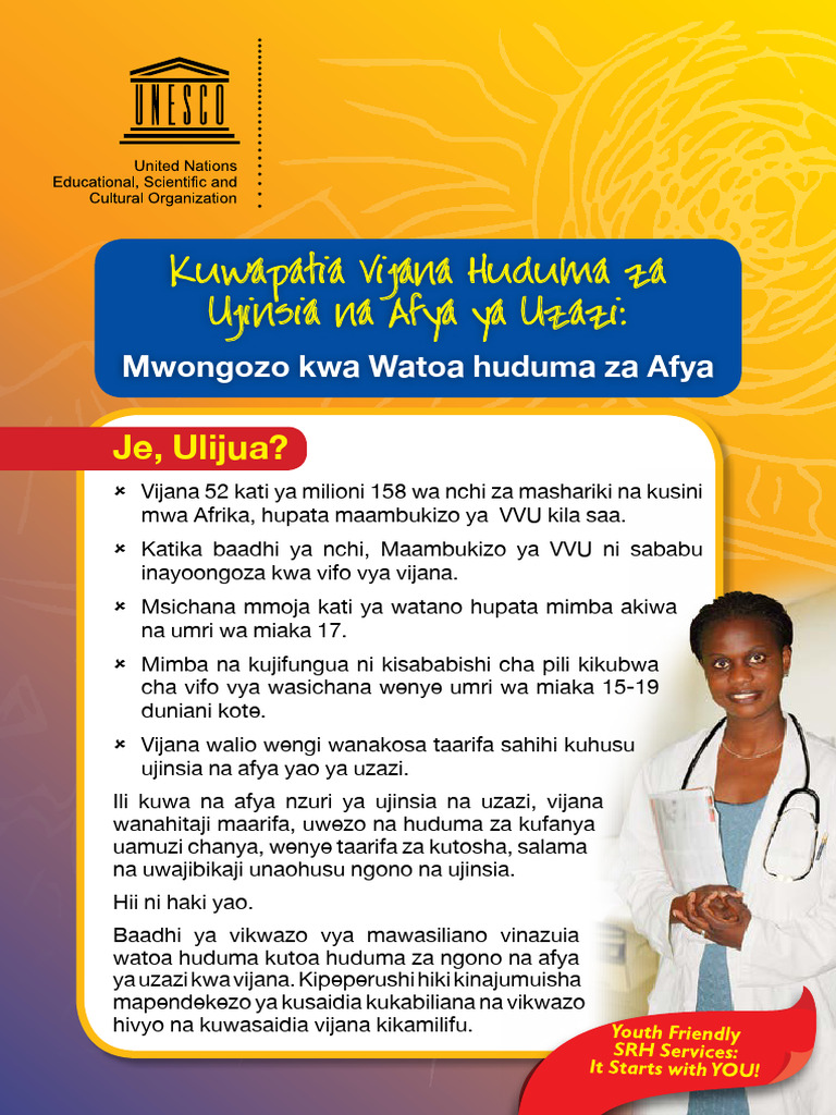 Unesco Cse SP Leaflets Swahili | PDF
