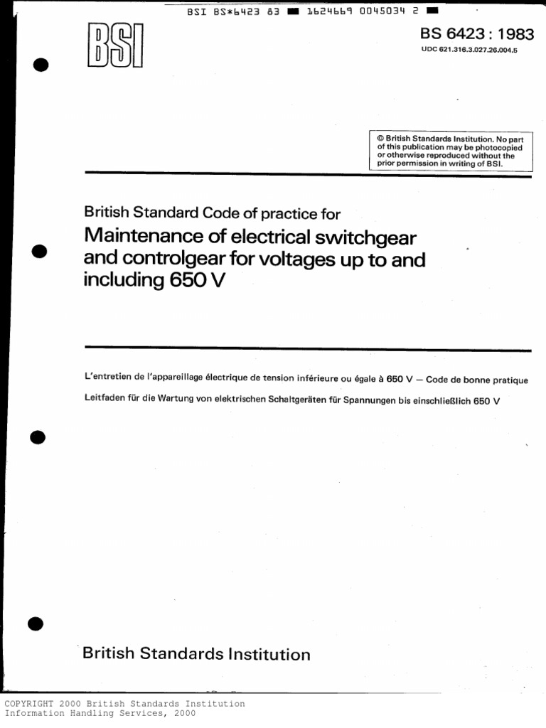 BS 6423 1983 | PDF