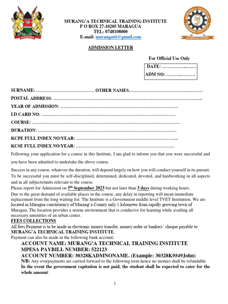 adm-letter | PDF | Engineering | Crimes