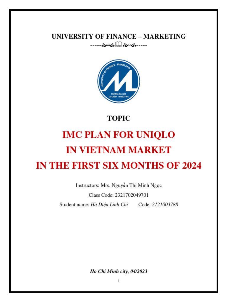 3788 - Hà Diệu Linh Chi - 9701 | PDF | Brand | Retail