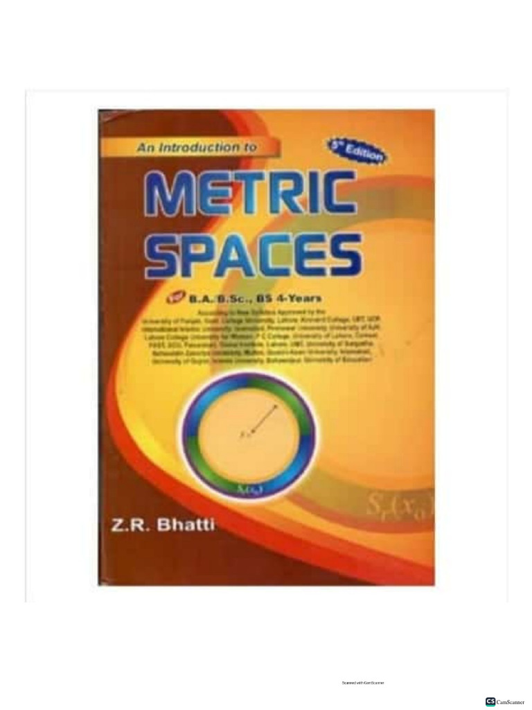 Metric Spaces | PDF
